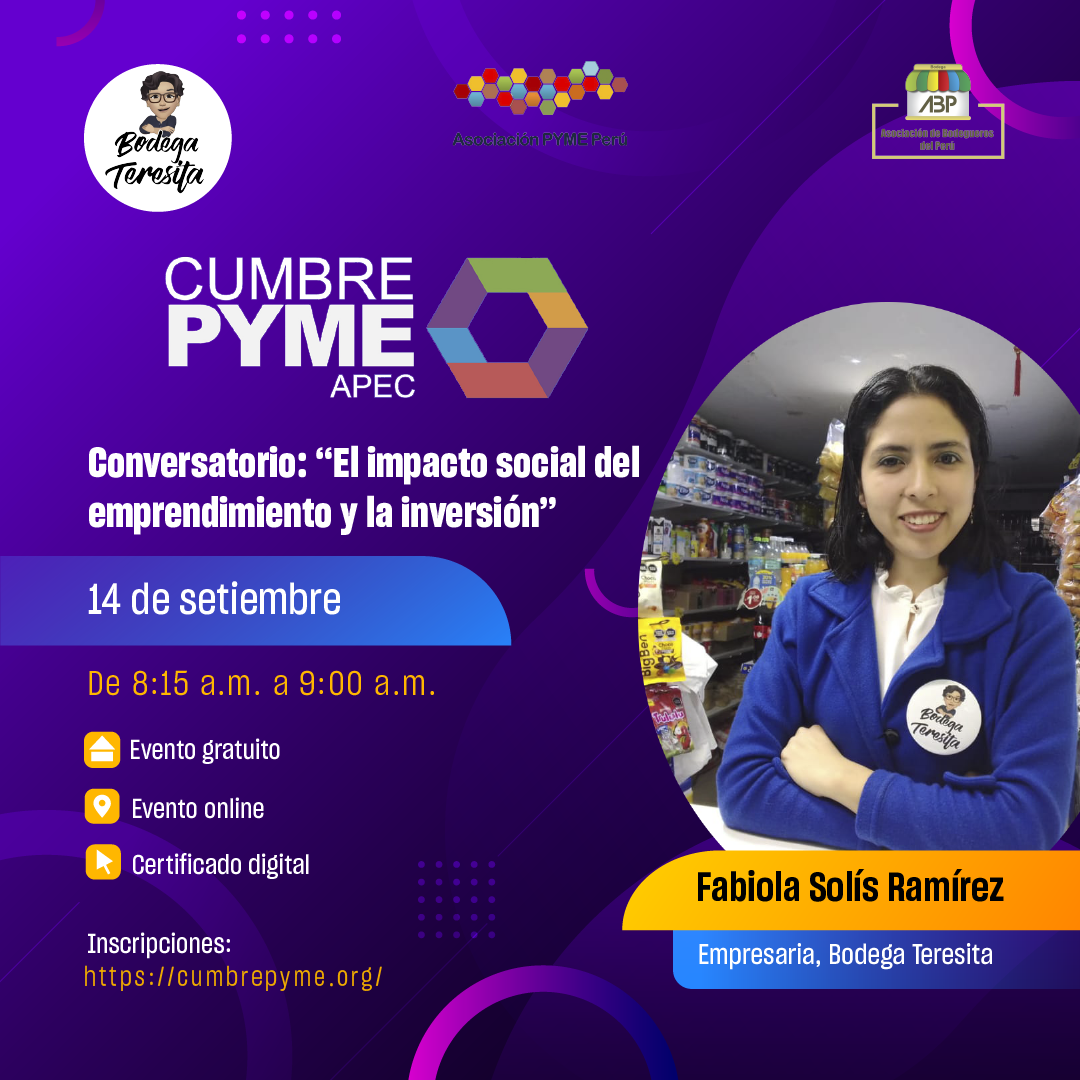 Socia Fabiola Solís Ramírez estará presente en la Cumbre PYME APEC ...